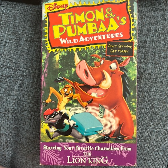 Disney | Other | Disneys Timon And Pumbaa Wild Adventure Vhs | Poshmark